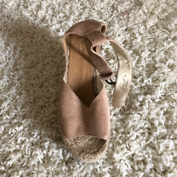 Soludos | Shoes | Soludos Positano Platform Suede Espadrille Wedge ...